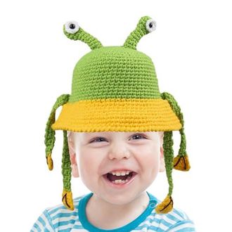 Generico Chapeau Grenouille Adulte | Chaud Et Amusant - Chapeau Adulte À Thème Animal,pour Hiver Automne Toute LAnnée Quotidien Intérieur Extérieur Anniversair