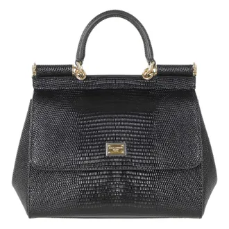 Dolce & Gabbana Small Sicily Handbag - - Bags - Damen - Schwarzk - ONE SIZE