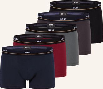 HUGO BOSS 5er-Pack Boxershorts Essential grau