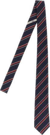 Valentino Garavani Homme, Accessoires, Multicolore, Taille: ONE Size Valentie Jacquard Regimental Silk Tie