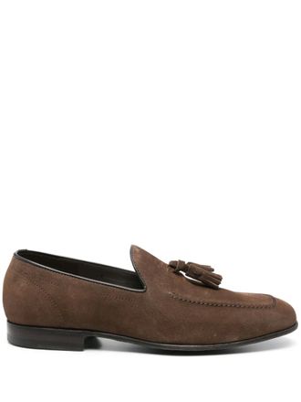 Green George Loafer aus Wildleder - Braun