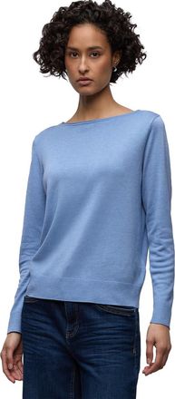 Street One Basic Pullover Bonnet Blue Mel. 38