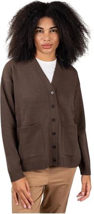 Seventy Femme, Pulls, Brun, Taille: 42 FR Cardigan
