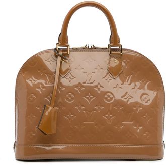 Louis Vuitton Crossbody Bags - Monogram Vernis Alma PM - Gr. unisize - in Braun - f&uuml;r Damen