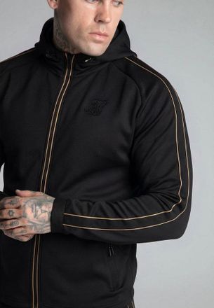 Siksilk Hoodie SikSilk Herren Schwarz Full Zip hoodie