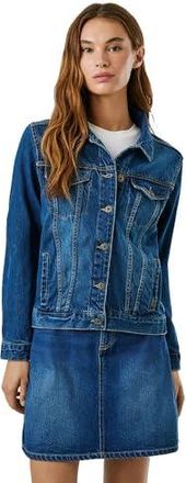 Pepe Jeans London Regular Jacket Veste, Bleu (Denim-4A0), S Femme