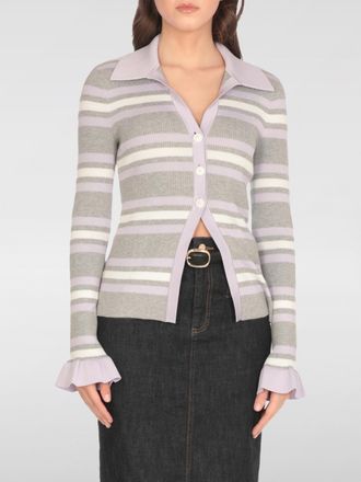 Self Portrait Pullover SELF-PORTRAIT Damen Farbe Grau