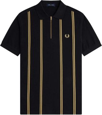 Fred Perry Homme, Tops, Noir, Taille: S Polo Piqu&eacute;