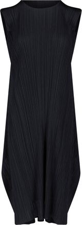 Pleats Please Issey Miyake Pleated Midi Dress