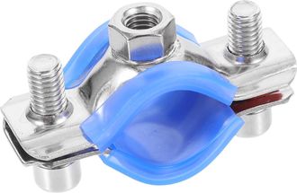 Cabilock Edelstahl B&uuml;rostuhl Schutzset mit M8 rohrschellen und Kunststoffpolstern Stuhlstopper f&uuml;r Home Office Verhindert Einsinken Universelle Reparaturklemme