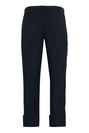 Bottega Veneta Mens Trousers Cotton Navy