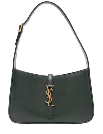 Saint Laurent Grey Calfskin Le 5 A 7 Hobo