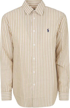 Polo Ralph Lauren Homme, Chemises, Multicolore, Taille: M Chemise en coton et lin