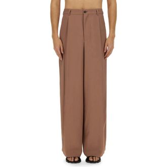 Dries Van Noten Weite Hosen - - Trousers - Herren - Rosa - S