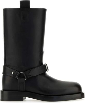 Burberry Homme, Chaussures, Noir, Taille: 40 EU Bottines Noires en Cuir