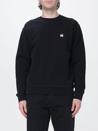 Dsquared2 Sweatshirt &agrave; col rond en coton avec logo contrastant