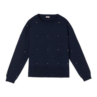 Oltre Damen, Strickwaren, Blau, SGr&ouml;&szlig;e