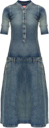 Diesel Femme, Robes, Bleu, Taille: 40 FR De-Anim-S Dress