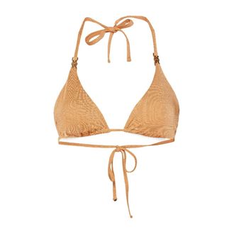 Max Mara Oranger Triangel Bikini Top - - Swimwear - Damen - Orange - XL
