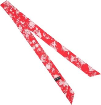Chanel Pre-owned Vintage Scarf - Femme - Pre-owned - Rouge - Taille: ONE Size
