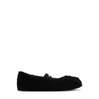 Moon Boot Ballerines en cuir aspect duveteux