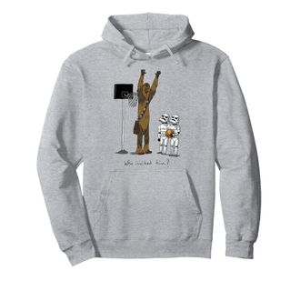 Star Wars Chewbacca Basketball Who Invited Him Pullover Hoodie
