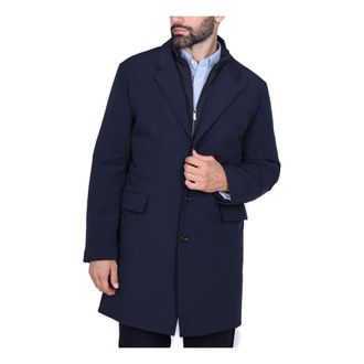 Tommy Hilfiger Homme, Manteaux, Bleu, Taille: XL Manteaux ceintur&eacute;s