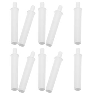 Artibetter Homoyoyo 10st&uuml;cke Soft-Close-d&auml;mpfer f&uuml;r Schr&auml;nke Hydraulischer Schlie&szlig;mechanismus Ersatzkolben f&uuml;r M&uuml;lleimerdeckeld&auml;mpfer Kunststoffd&auml;mpfer f&uuml;r T&uuml;ren