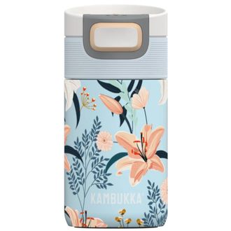 Kambukka Thermobecher Etna 300 ml Bloom Brew - limitierte Edition, auslaufsicher, 3-in-1 Deckel, Edelstahl, Snapclean, BPA-frei, Vakuumisolierung