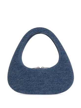 Coperni sac porté épaule Swipe en jean - Bleu