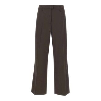 Birgitte Herskind Ivano Mid Waist Pants - Femme - Pantalons - Brun - Taille: 36 FR