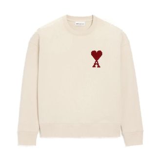 Ami Herren, Sweatshirts & Hoodies, Beige, MGr&ouml;&szlig;e