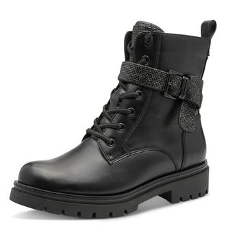 Marco Tozzi Marco Tozzi Femme by Guido Maria Kretschmer Mode-Stiefel 2-85206-45 Botte Tendance, Noir uni, 38 EU