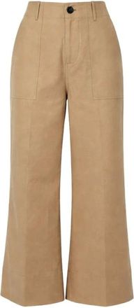 Liu Jo Femme, Pantalons, Beige, Taille: 42 FR Pantalon taille haute