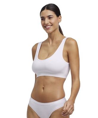 Falke Daily Comfort Multipack W Bu coton respirant 2 pi&egrave;ces, Bustier Femme, Blanc White 2000, XS
