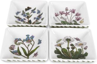 Portmeirion Botanic Garden Mini-Schüsseln, quadratisch, 7,6 cm, 4 Stück