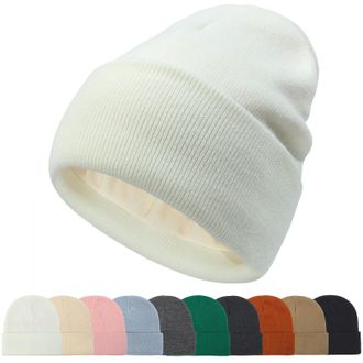 Dreshow Warme Strickm&uuml;tze f&uuml;r Damen Herren Winterm&uuml;tzen f&uuml;r Unisex Dicke Beanie M&uuml;tze f&uuml;r Extreme K&auml;lte