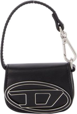 Diesel 1DR Micro Leder Anh&auml;nger - - Bags - Damen - Schwarzk - ONE SIZE