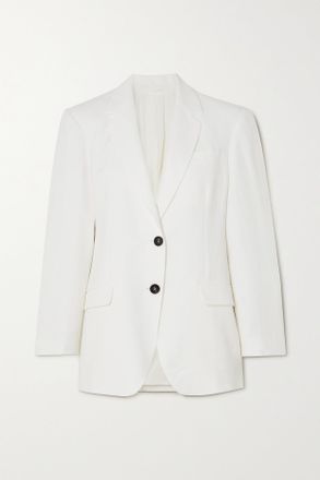 Brunello Cucinelli Blazer En Serge Giacca - Blanc