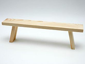 Health & Beauty Schwibbogenuntersatz aus Holz Lichterbogenuntersatz Fensterbank 40 x 7 x 11,5 cm Schwibbogen Untersatz Sockel