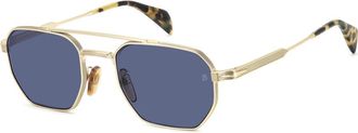 Eyewear by David Beckham Homme, Accessoires, Jaune, Taille: 52 MM 1229/S Lunettes de soleil