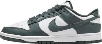 Nike Herren Dunk Low Retro Sneaker, Wei&szlig;/Wei&szlig;/Vintage-Gr&uuml;n, 38 EU