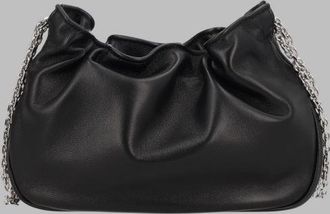 Roger Vivier Womens Shoulder Bag Micro Pilgrim Black Leather Lambskin