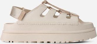UGG GoldenGlow Toggle Sandale f&uuml;r Damen in White, Gr&ouml;&szlig;e