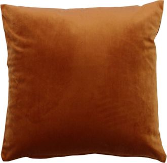 Home Wohnideen Samt Uni Kissenhülle 50x50 Kupfer
