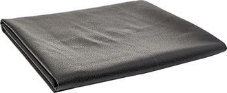 CRS Fur Fabrics Kunstleder Look Stoff Stoff Uni - Schwarz - Schwarz, 1Mtr - 140cm x 100cm