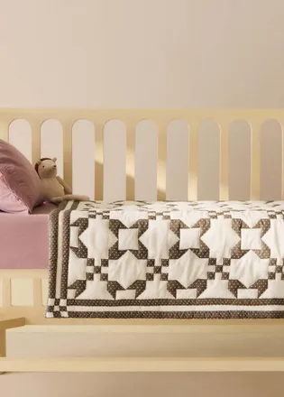 Mango &Eacute;dredon berceau 100 % coton 55x85 kaki - Home - 55x85cm - MANGO HOME
