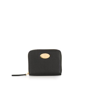 Mulberry Schwarzes Leder Rei&szlig;verschluss Kartenhalter Brieftasche - - Accessories - Damen - Schwarzk - ONE SIZE