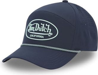 Von Dutch Casquette Homme & Femme Ajustable, Casquette 6 Panels Cord TU