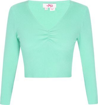 Mymo Pullover Frauen Gr&uuml;n